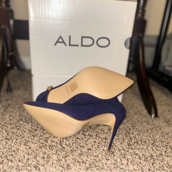 Aldo | Shoes | New In The Box Aldo Deep Blue Pumps | Poshmark